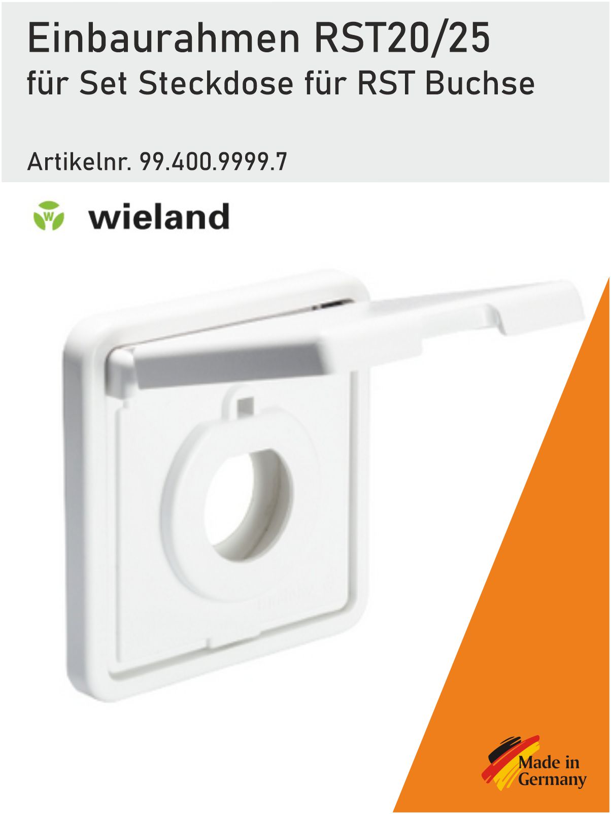 Gridbox mit Wieland-RST®, FI-Schutzschalter & Leistungsmesser