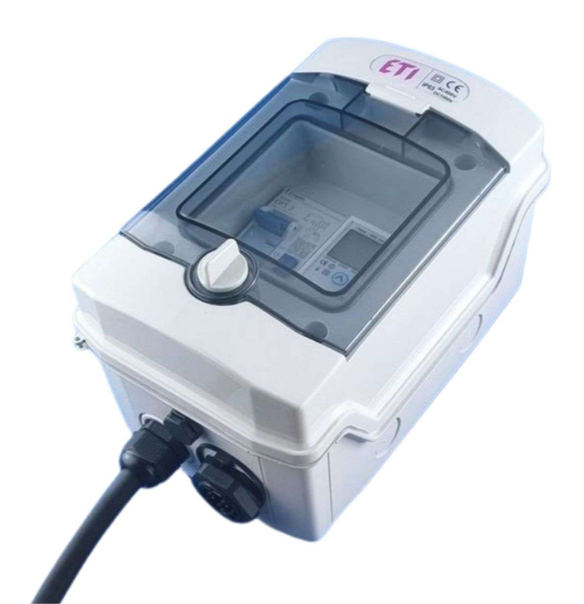 Gridbox mit Wieland-RST®, FI-Schutzschalter & Leistungsmesser